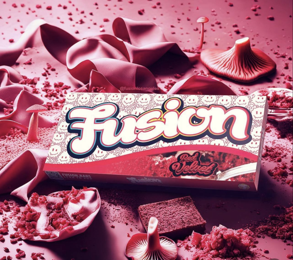 Red Velvet Fusion Bar - Fusion Mushroom Bars